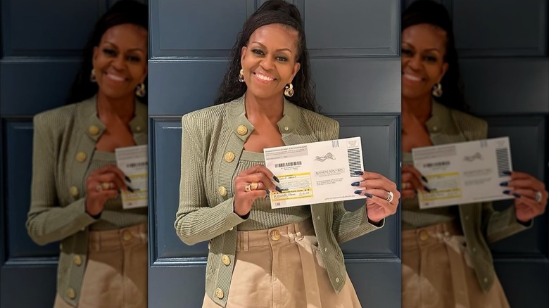 Michelle Obama's Gloomy Podcast Outfit Is A Rare Style Miss For The ...