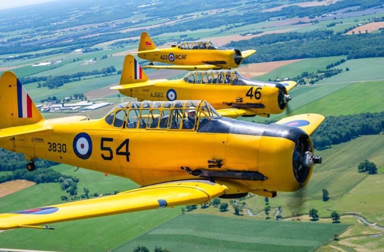 Canadian Harvard Aircraft Association Marks 40 Years of Honoring ...