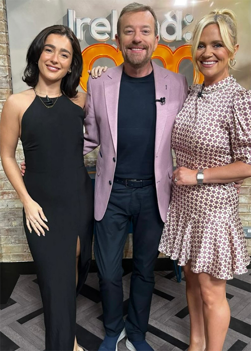 Steal Her Style: Karen Koster's chic Sandro sundress as she reunites ...