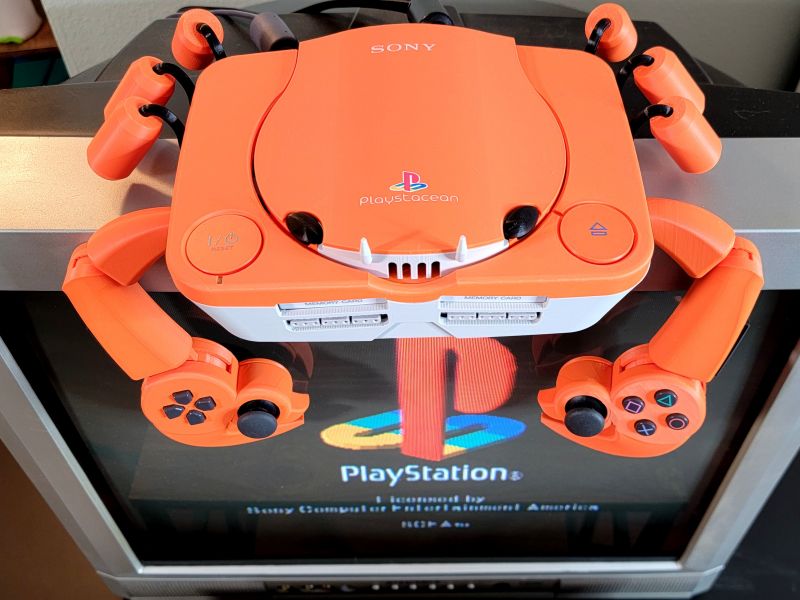 Un fan trasforma la PS1 in un granchio: ecco la console che stupisce tutti!