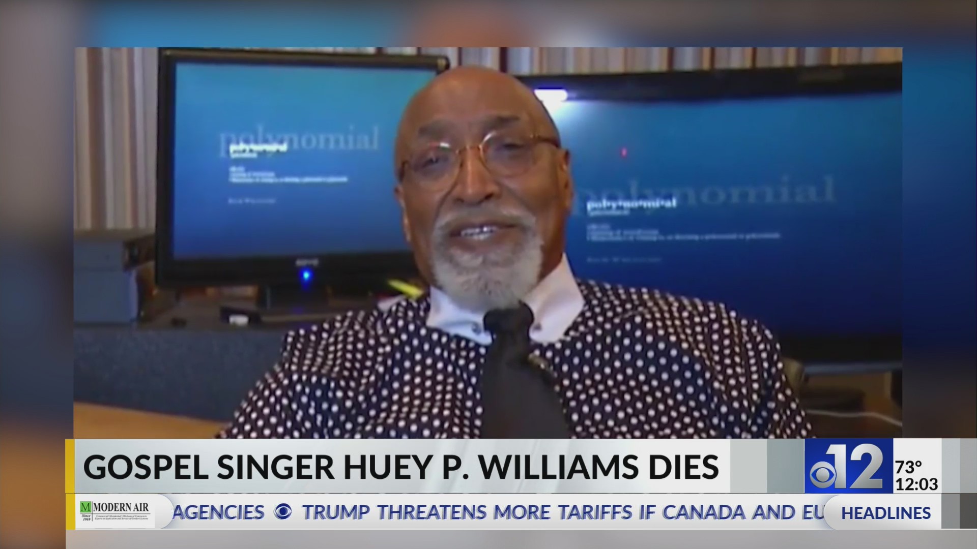 Gospel legend Huey P. Williams of Jackson Southernaires dies