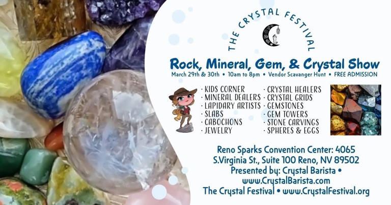 The Crystal Festival brings rocks, gems and minerals from around the ...