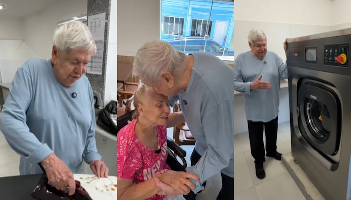 Boni mostra o que foi feito no Retiro dos Artistas com dinheiro doado ...