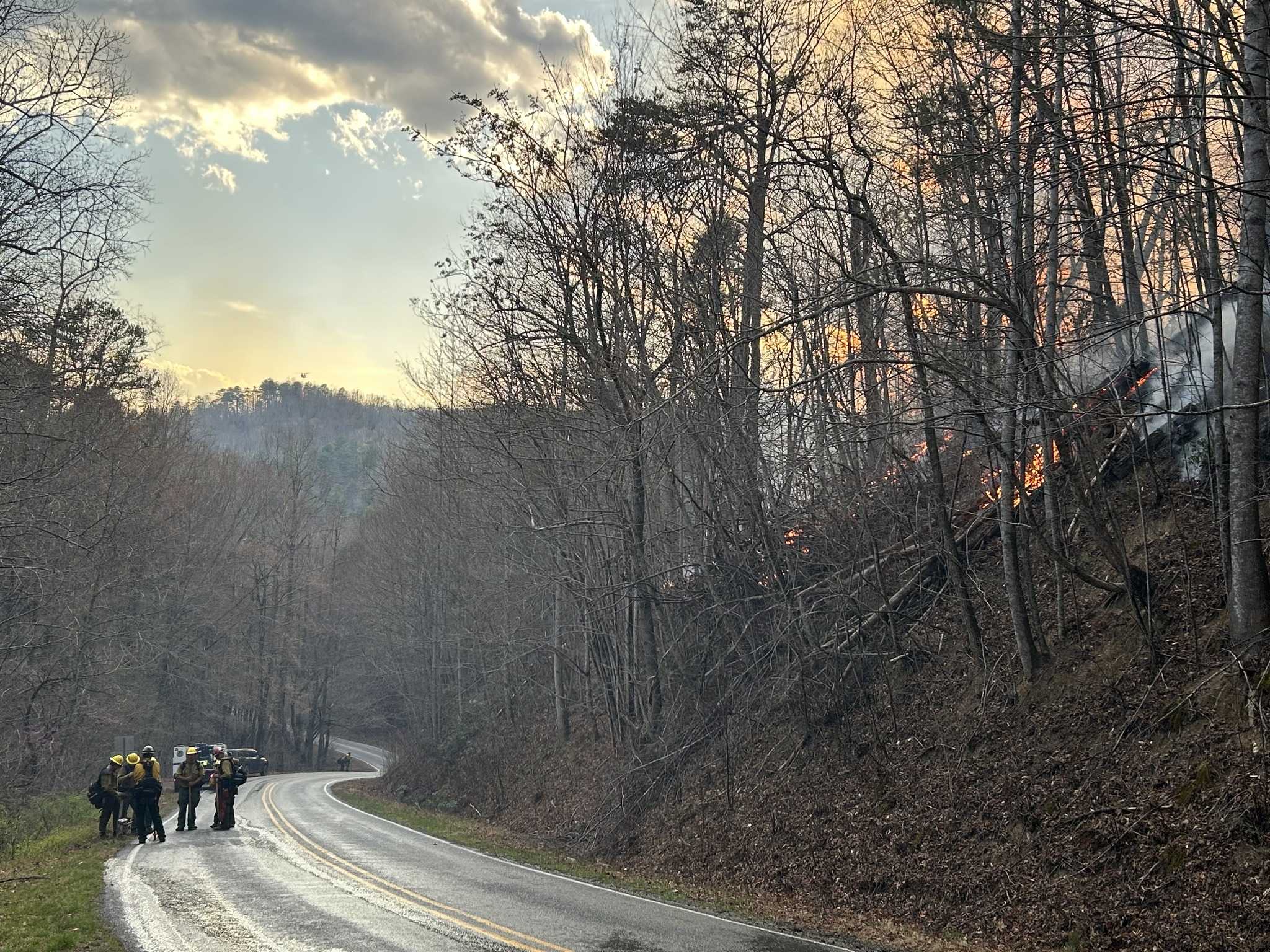 Updates on Black Cove complex fire affecting Henderson, Polk counties