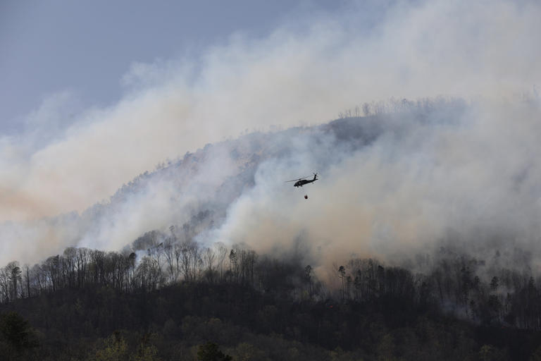 Fire danger concerns in the wildfire-ravaged Carolinas set to continue as more than 12,000 acres ...