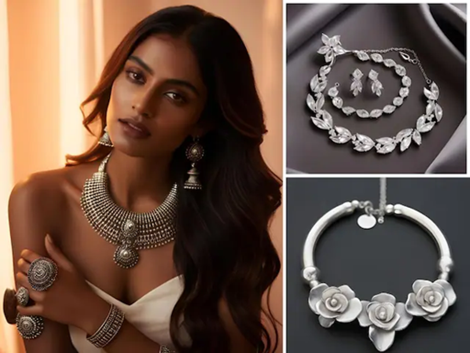 Style: If you want to make your personality glamorous by wearing silver ...