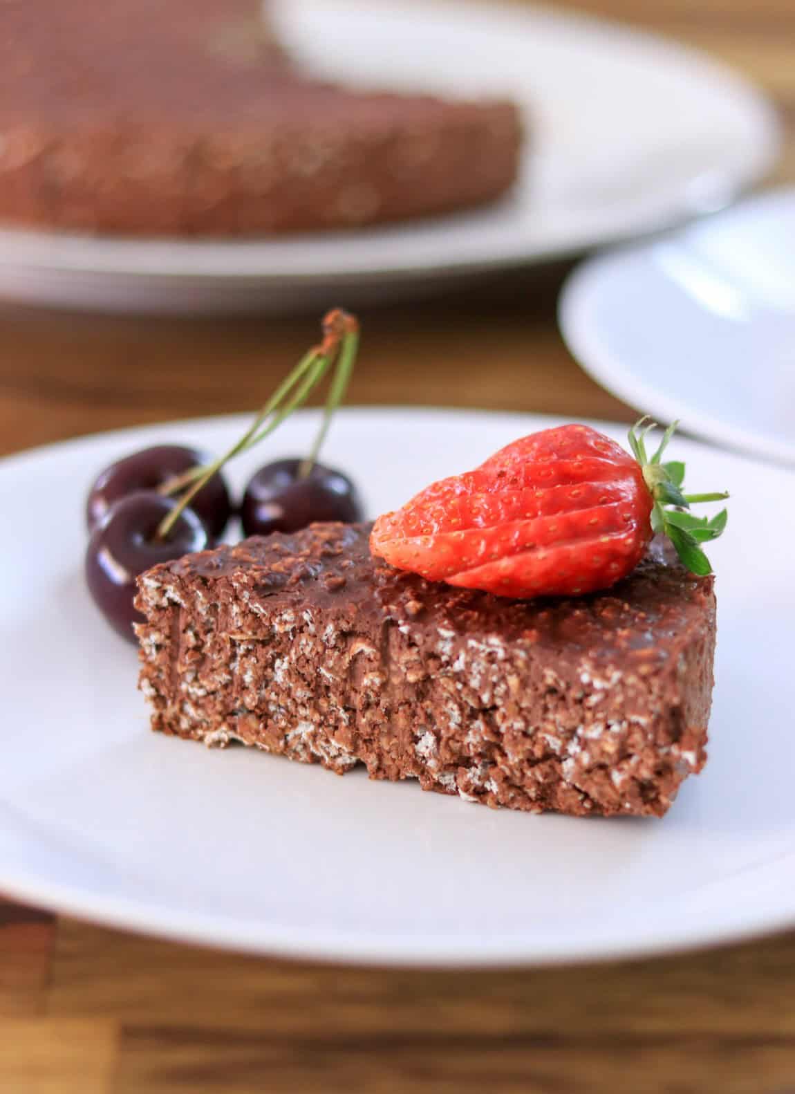 3-Ingredient Chocolate Oatmeal Cake