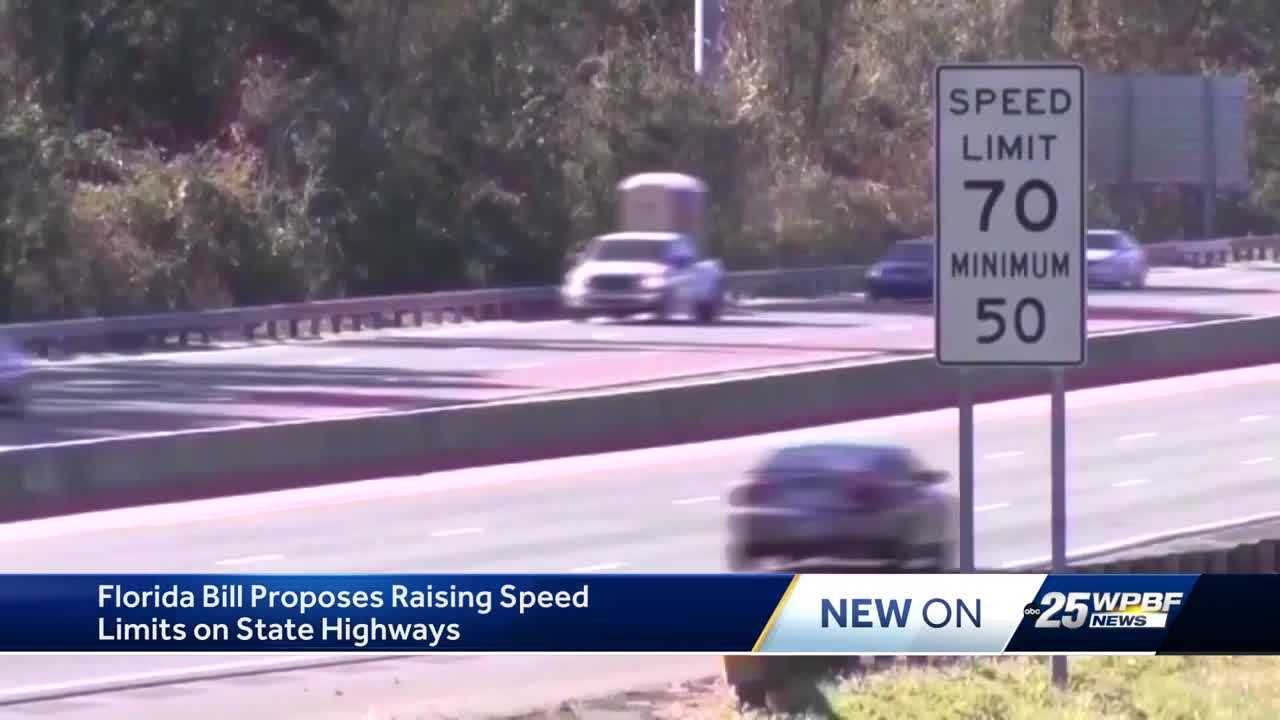 New bill may increase speed limits on Florida highways