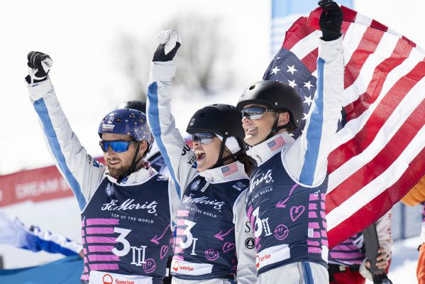 U.S. wins team aerials gold at freestyle world championships