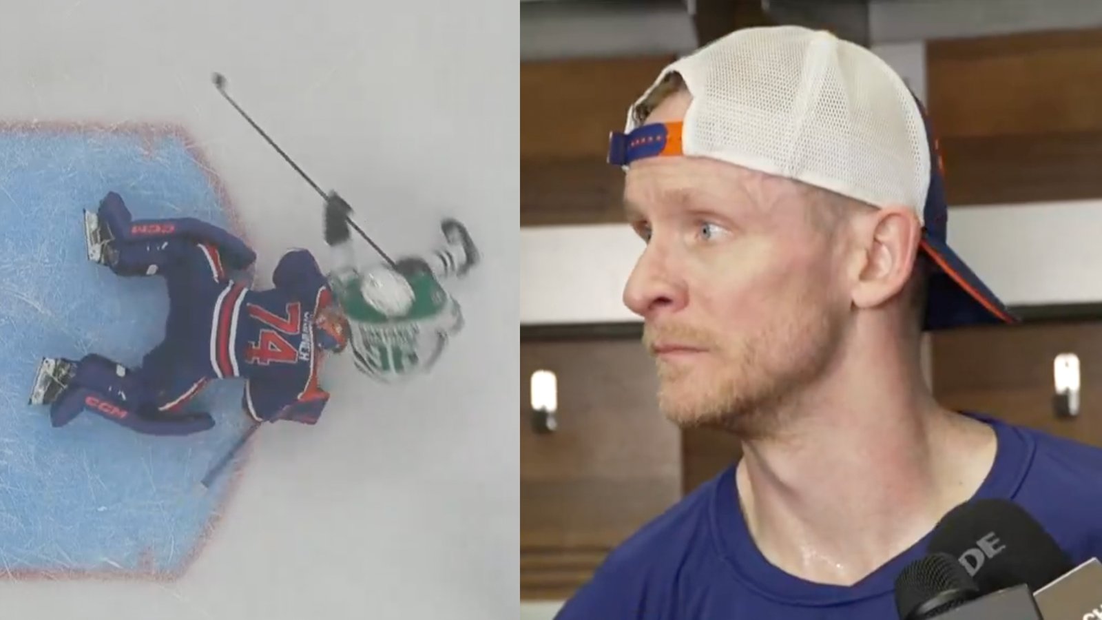 Corey Perry pissed at Oilers’ reaction to Stuart Skinner’s injury