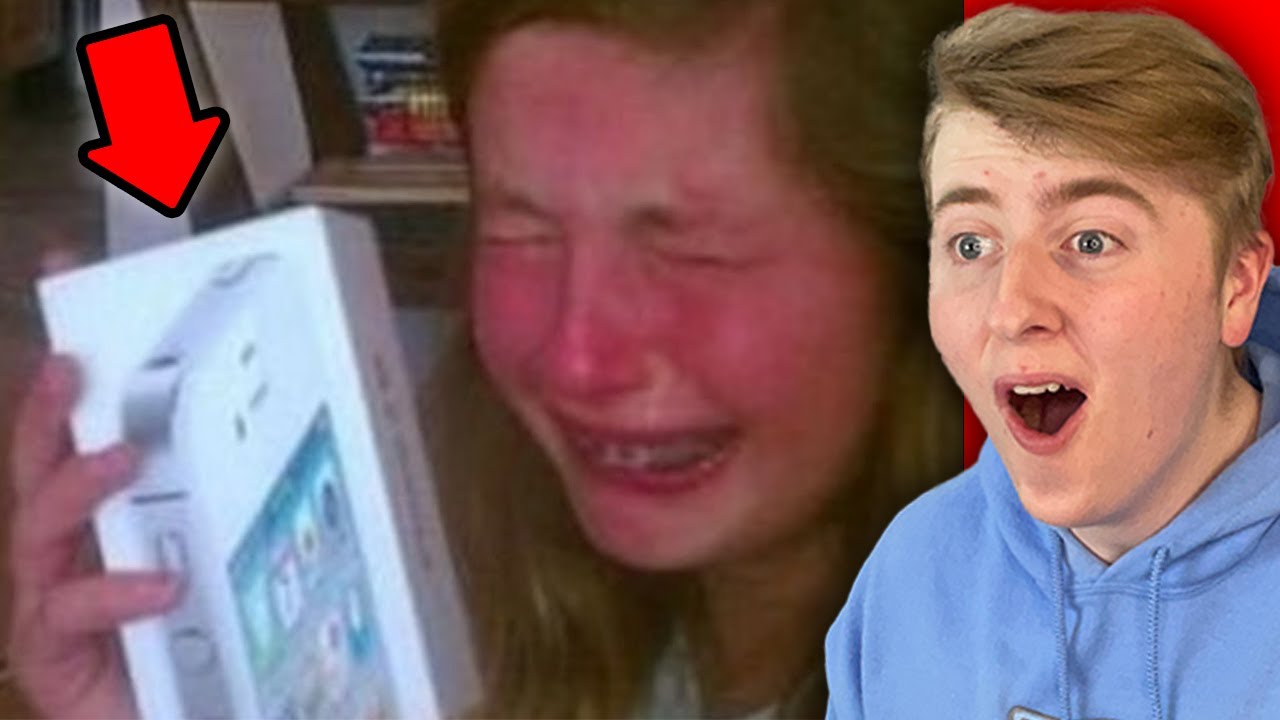 Kids who cried over Christmas presents