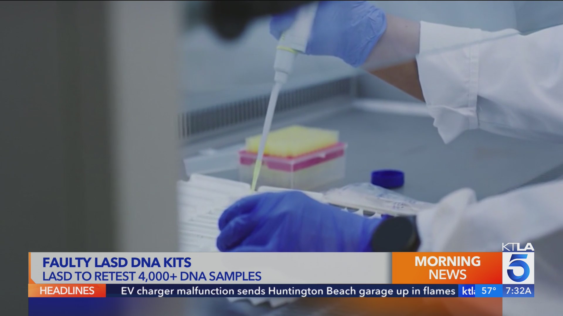 LASD to retest DNA samples after it used faulty kits for 8 months