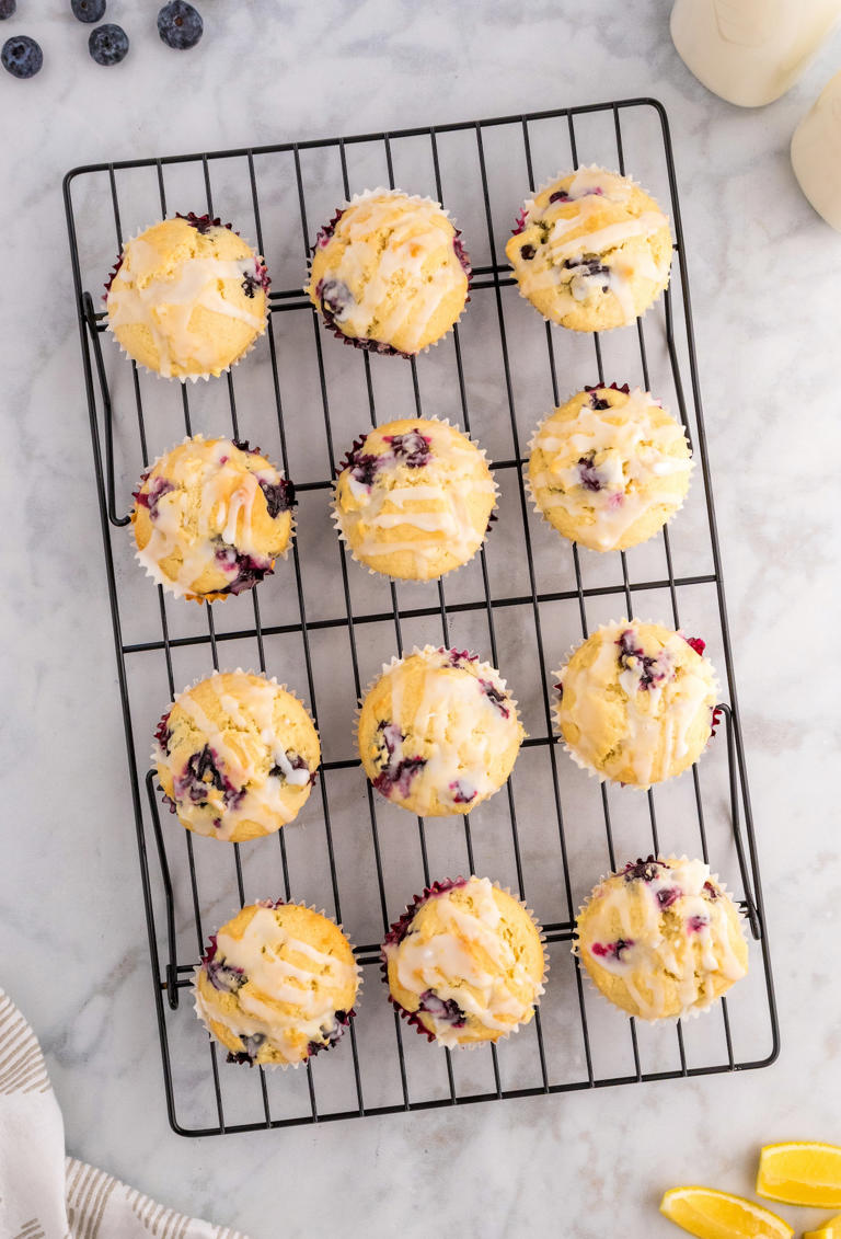 Sunny Delight in Every Bite: Lemon Blueberry Muffins Recipe