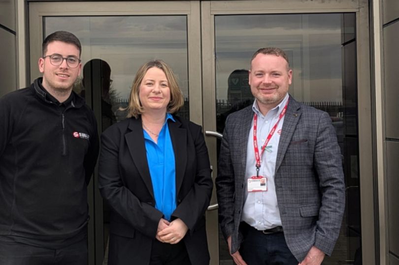 Bathgate MP visits Sibbald Training in Blackridge