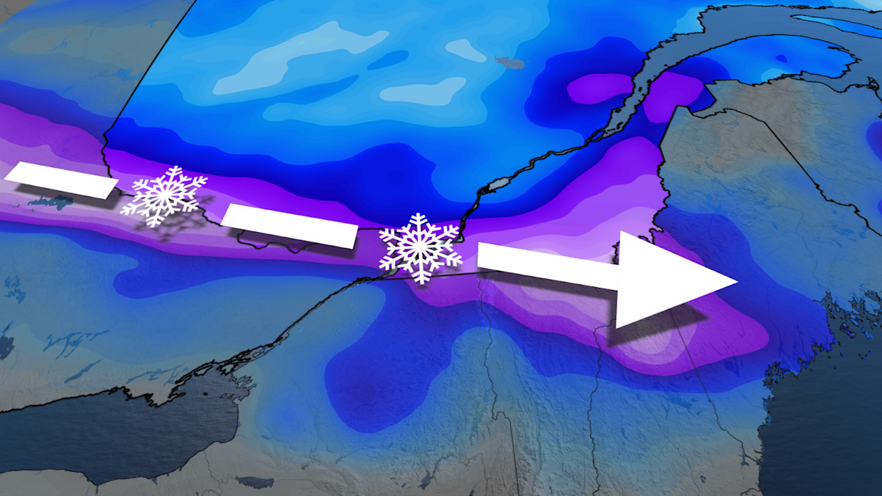 Messy, impactful spring snowstorm targets Quebec this weekend