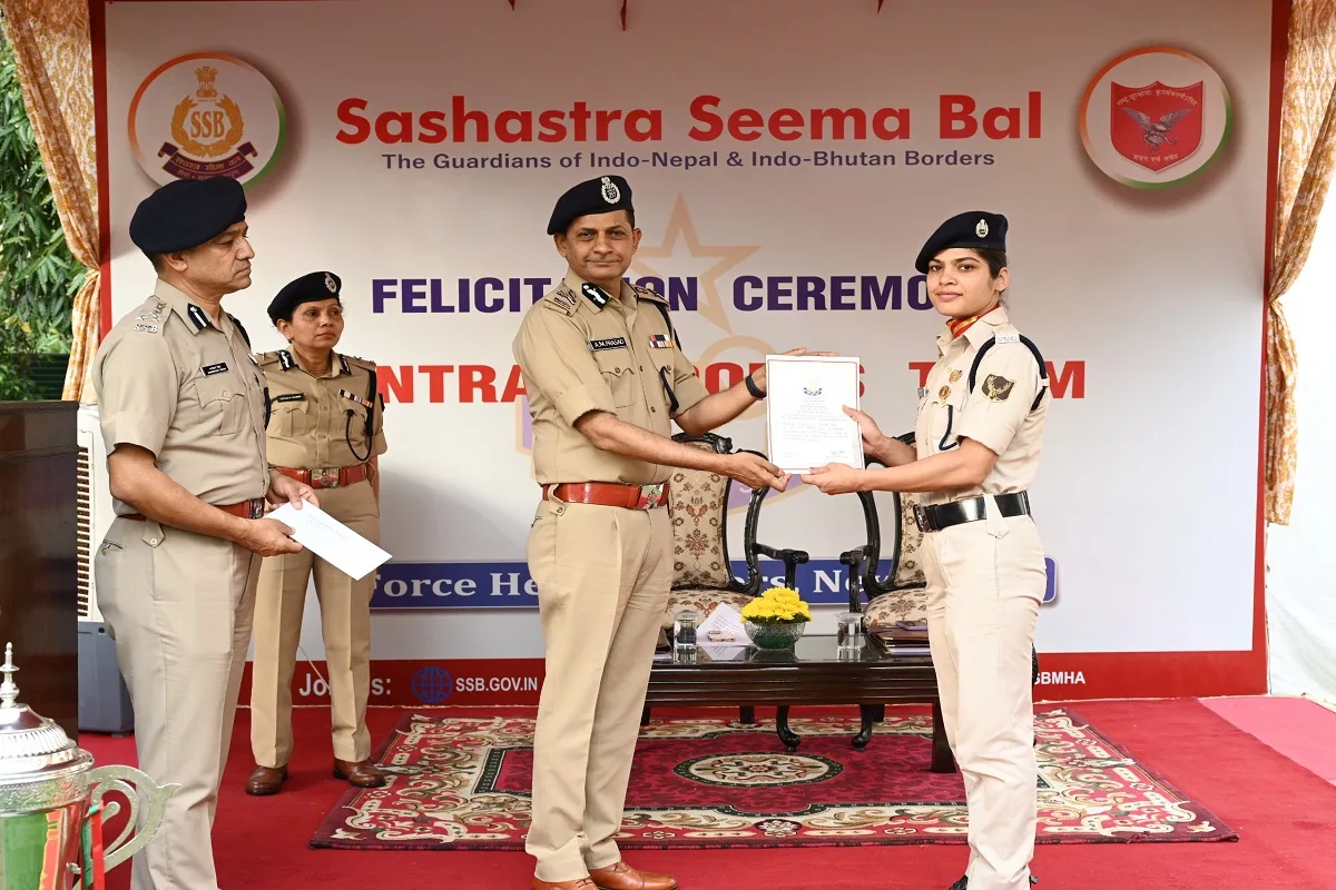 SSB DG felicitates force's sportspersons for achievements in various ...