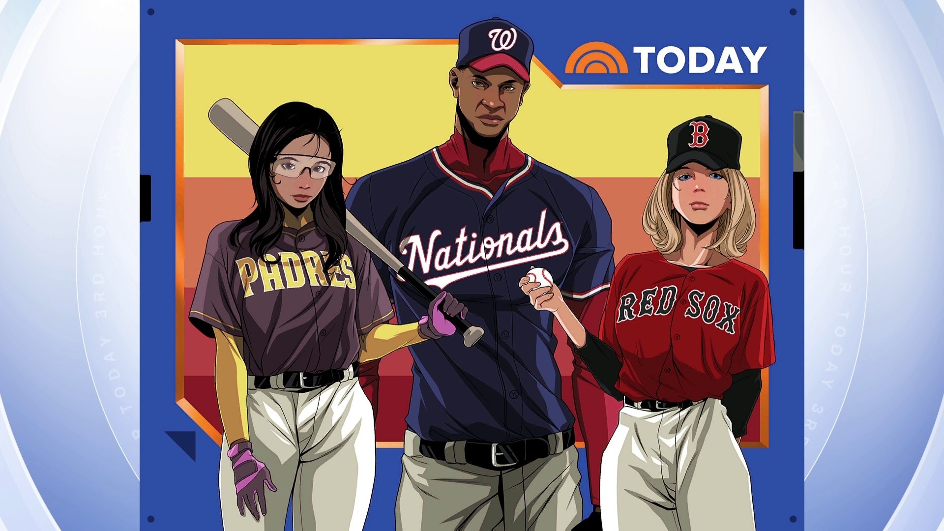 See the 3rd Hour of TODAY anchors as MLB anime characters!