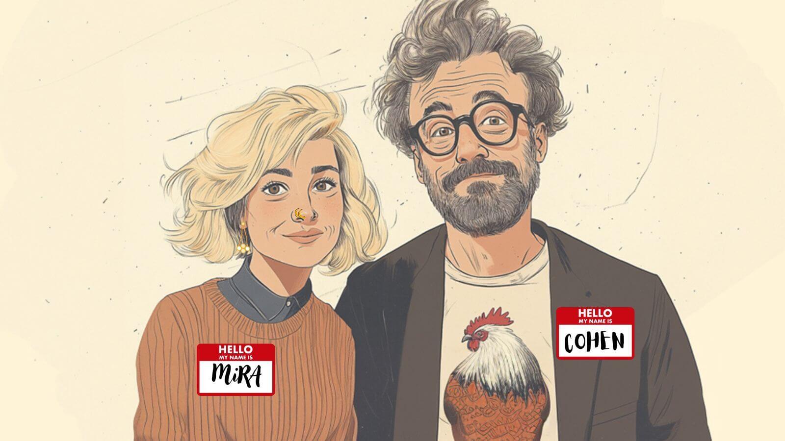 How two Jewish names — Kohen and Mira — are dividing red and blue states