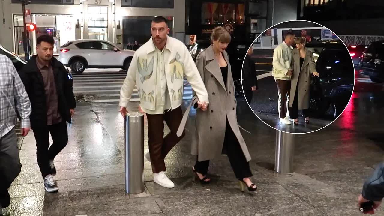 Taylor Swift & Travis Kelce Hold Hands in NYC