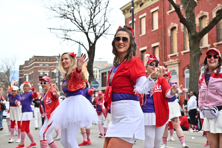 Photos: Cincinnati Reds’ Opening Day parade