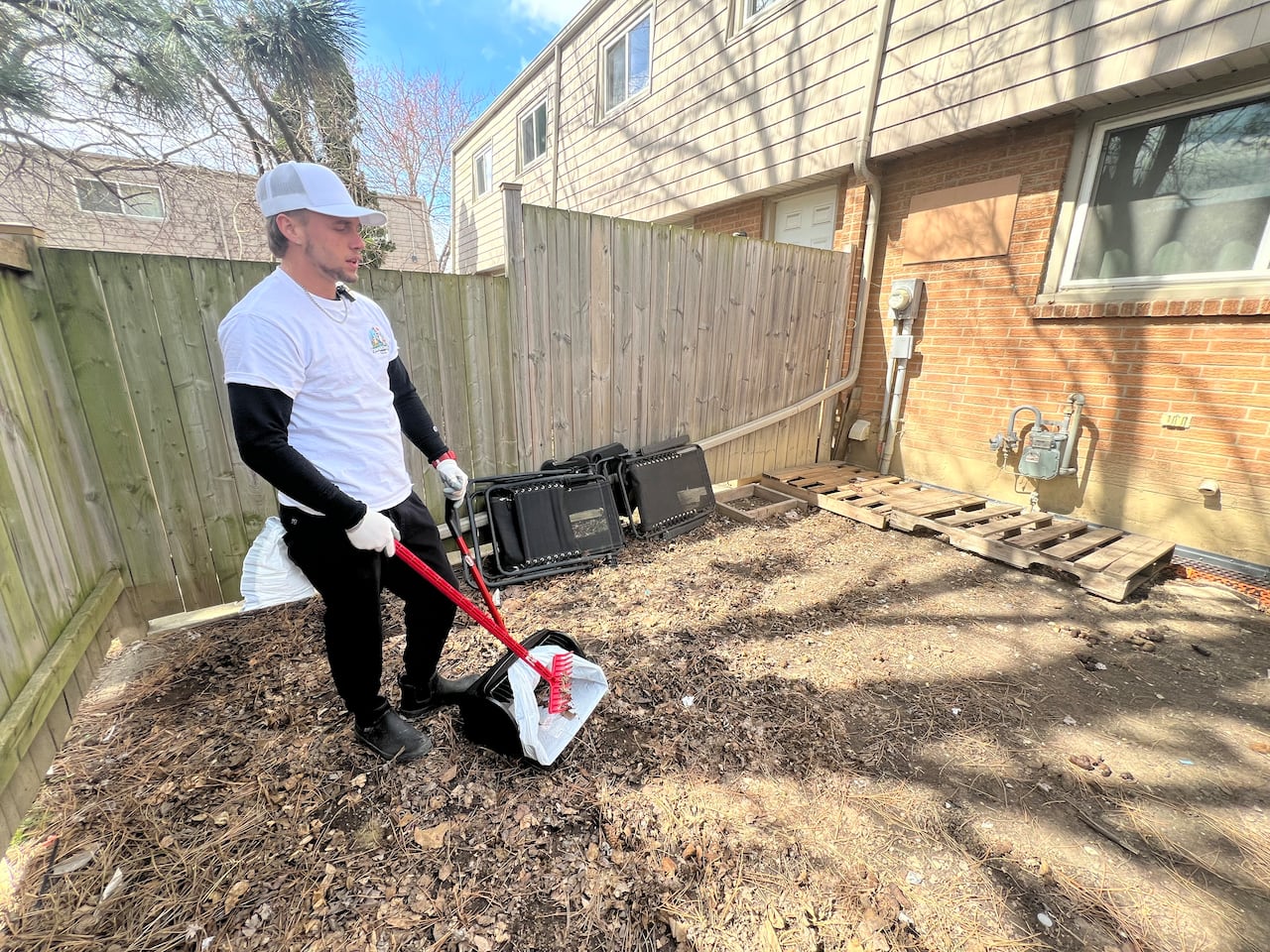 Spring melt means dog poop, and this Windsorite is cleaning it up