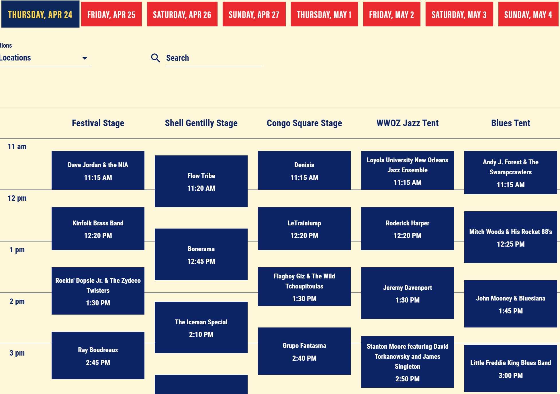 It's here! Check out the Jazz Fest 2025 cubes