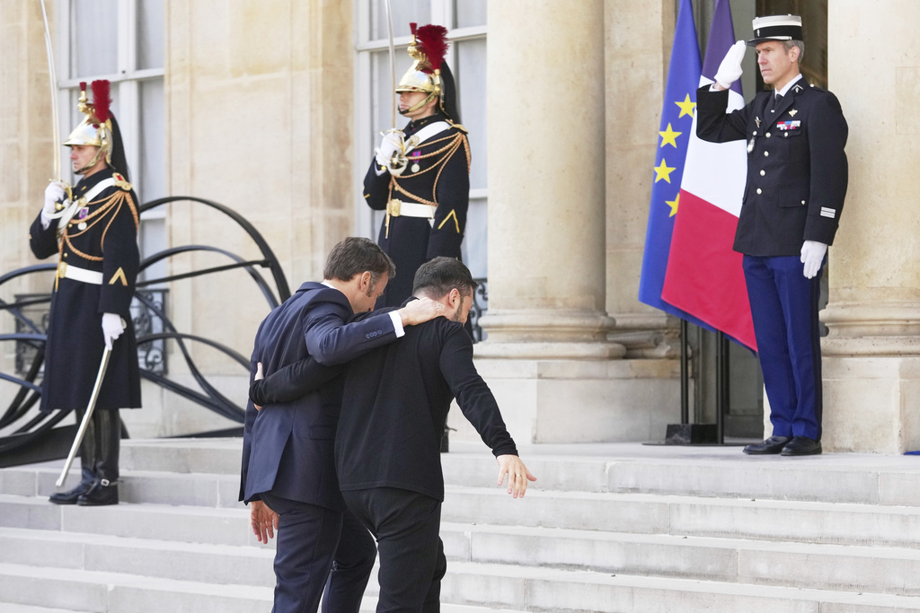 French president says not all European allies agree on a proposed force ...