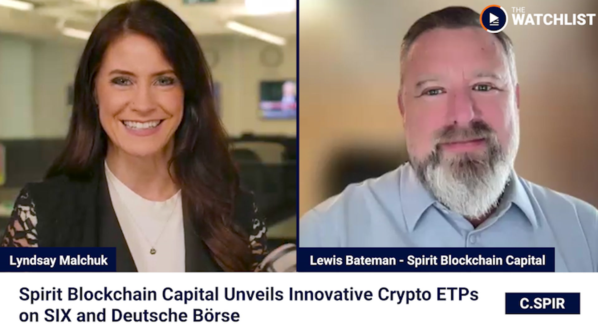 Spirit Blockchain Capital With CEO, Lewis Bateman