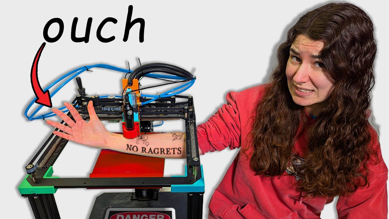 I Tattoo My Friend with a 3D Printer