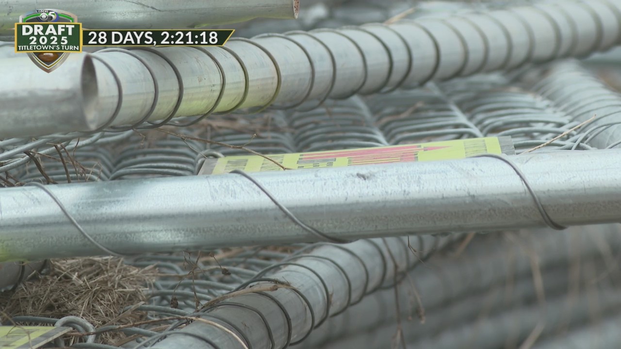 Security fencing options for NFL Draft