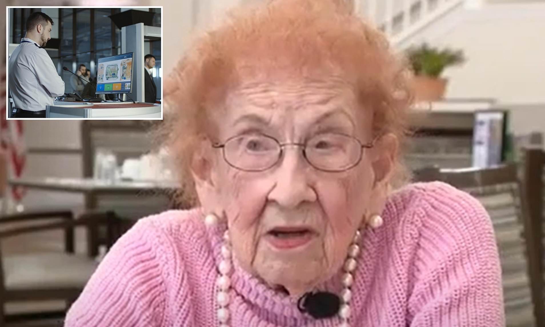 Outraged woman, 106, reveals insult airport security hurled at her