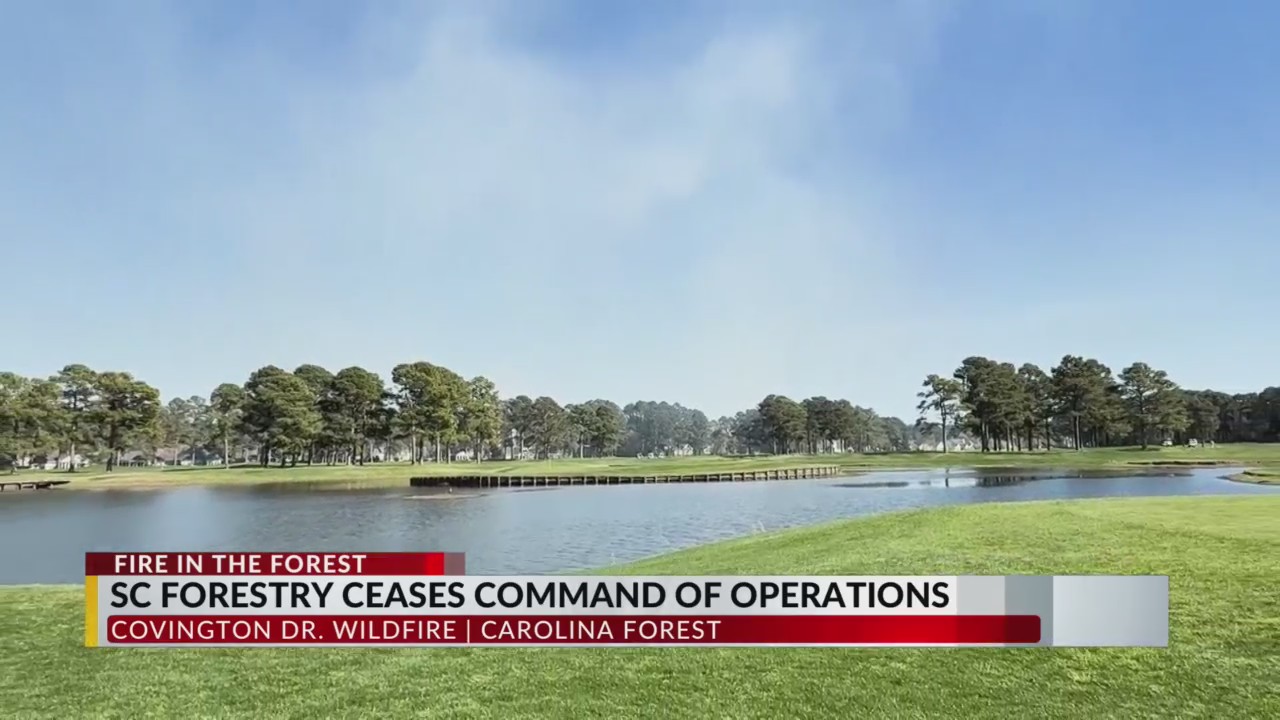 South Carolina Forestry Commission ceases command of operations in ...