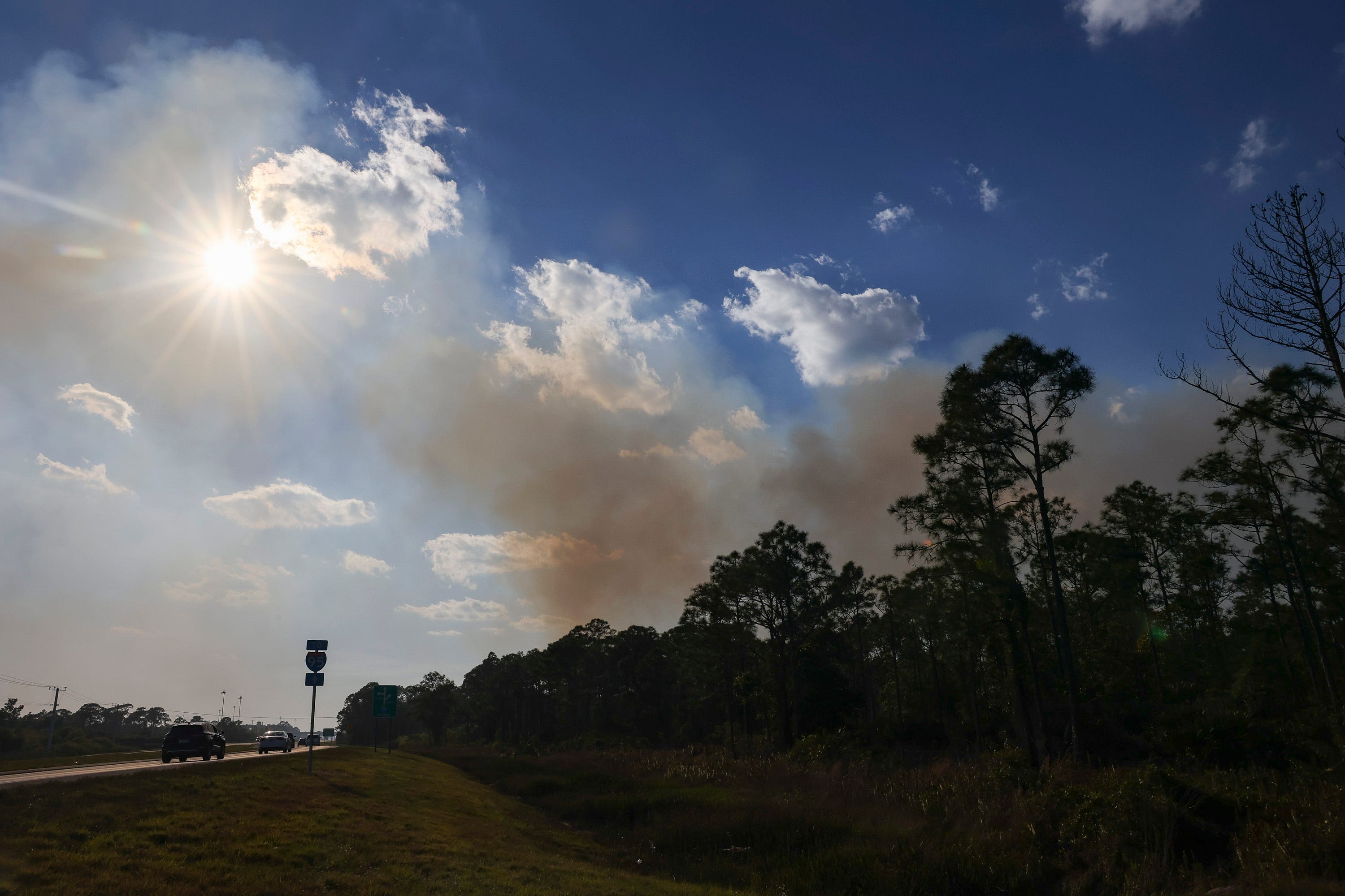 Florida wildfire in Savannas Preserve State Park under investigation