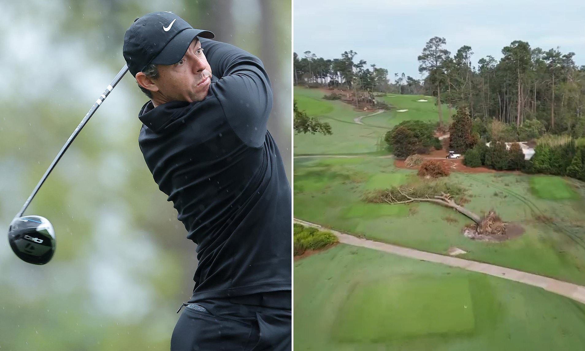 Rory McIlroy reveals Augusta National changes after Hurricane Helene ...
