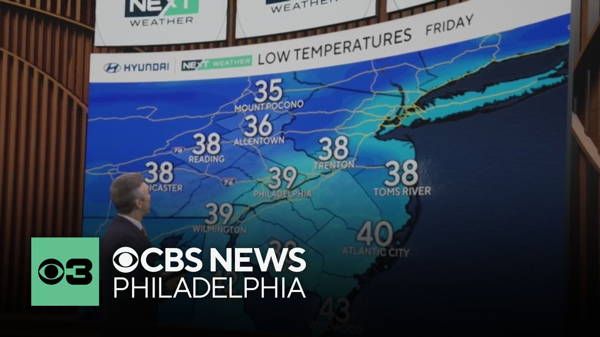 Clear, not as cold Thursday night, but the Philadelphia region will ...