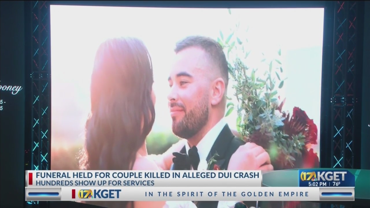 Funeral held for married couple killed in alleged DUI crash