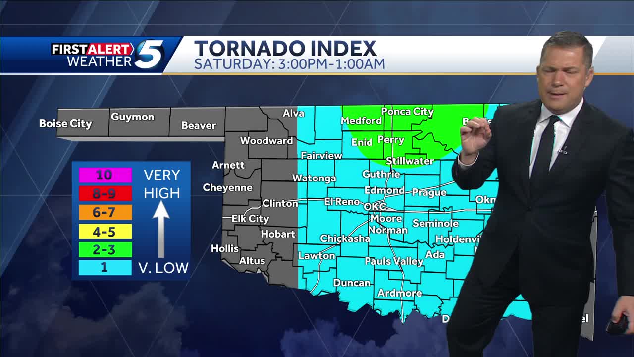 Saturday storm timeline