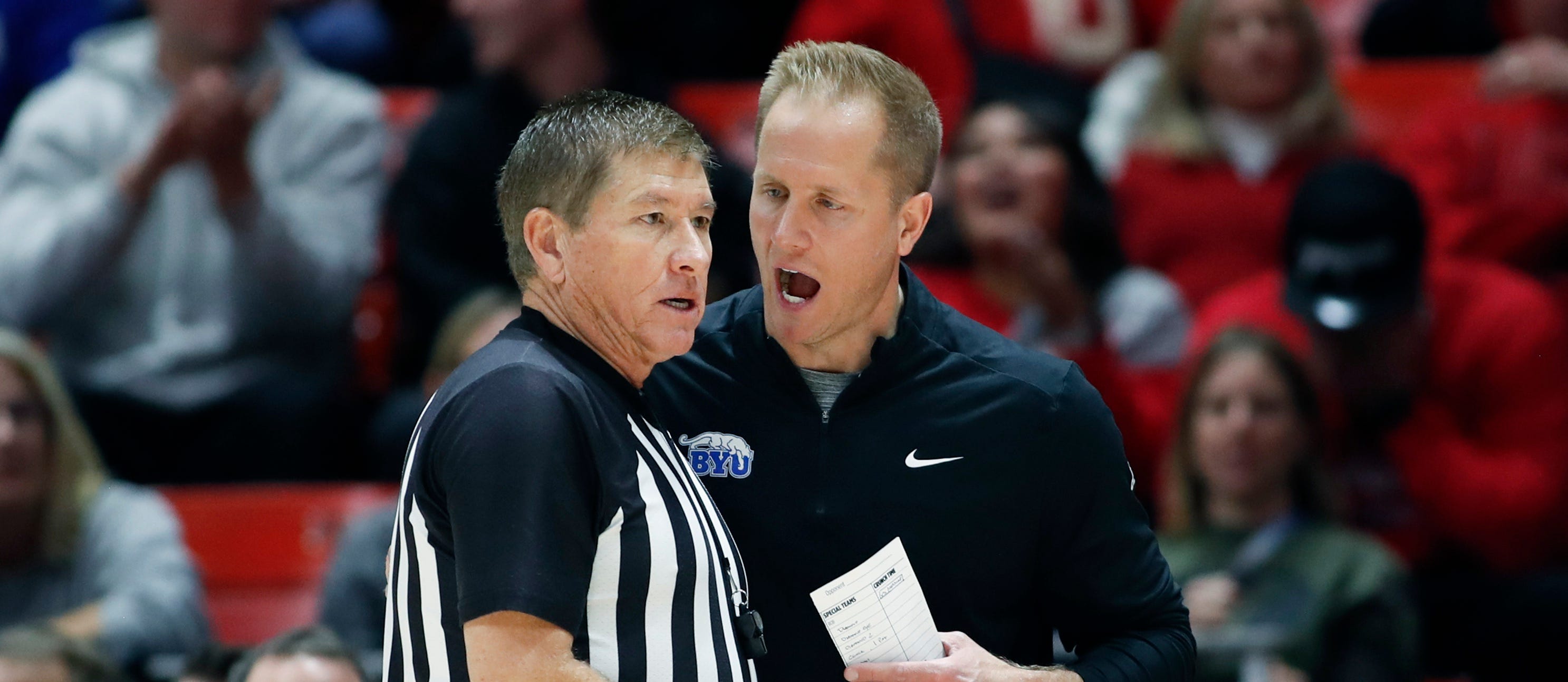 BYU fans were justifiably livid after ref Tony Padilla called an awful ...