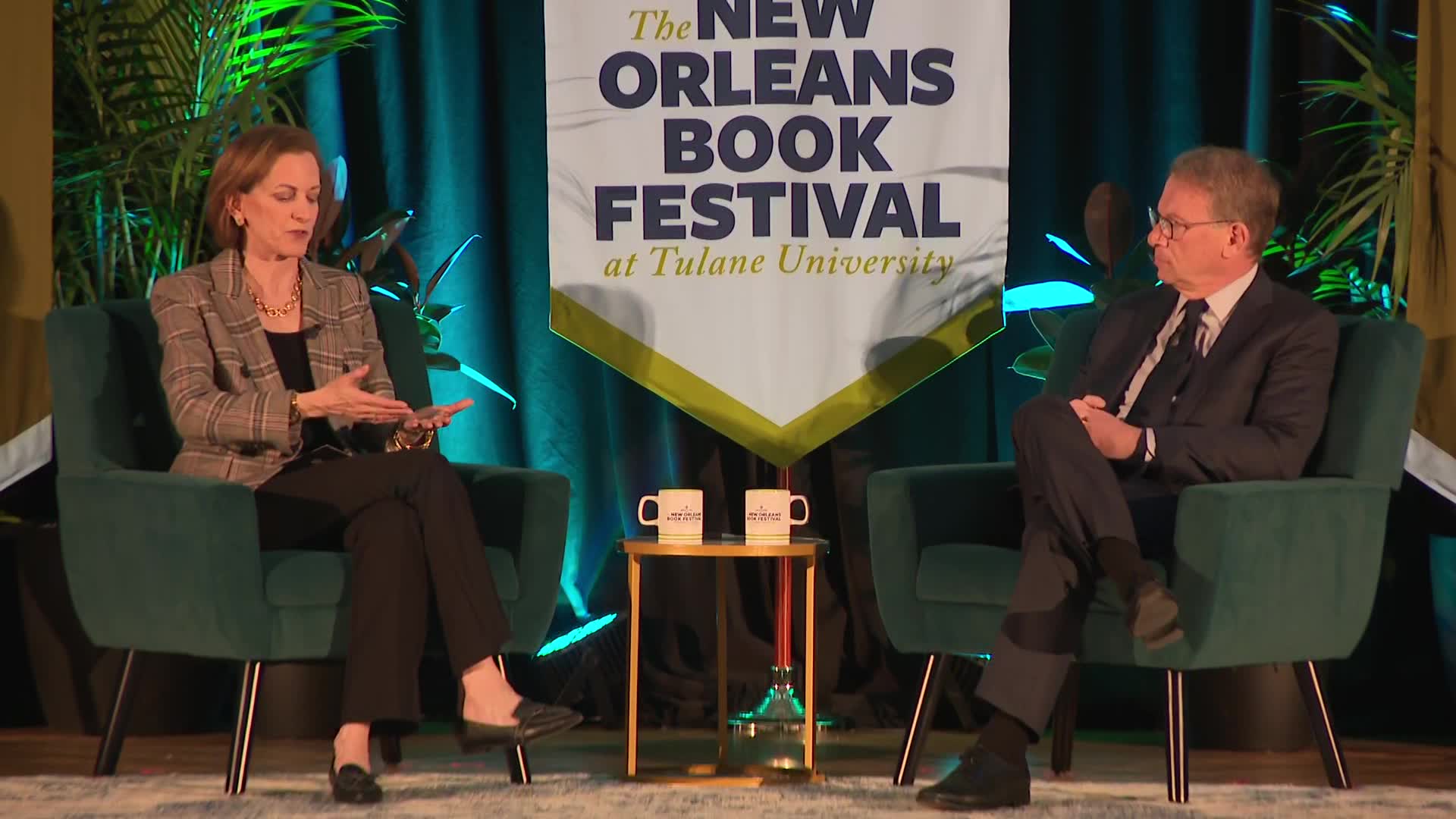 'The Atlantic' Editor-in-Chief speaks during New Orleans Book Festival ...