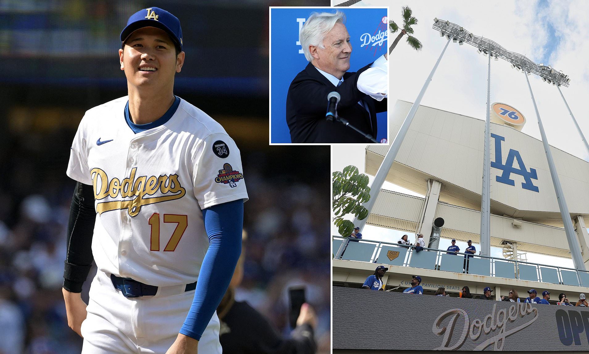 Dodgers' Opening Day game marred by protests as fans slam team owner ...