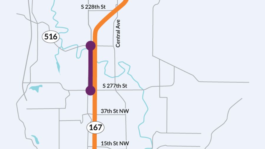 Plan for traffic: WSDOT’s Thursday overnight work includes full SR 167 ...