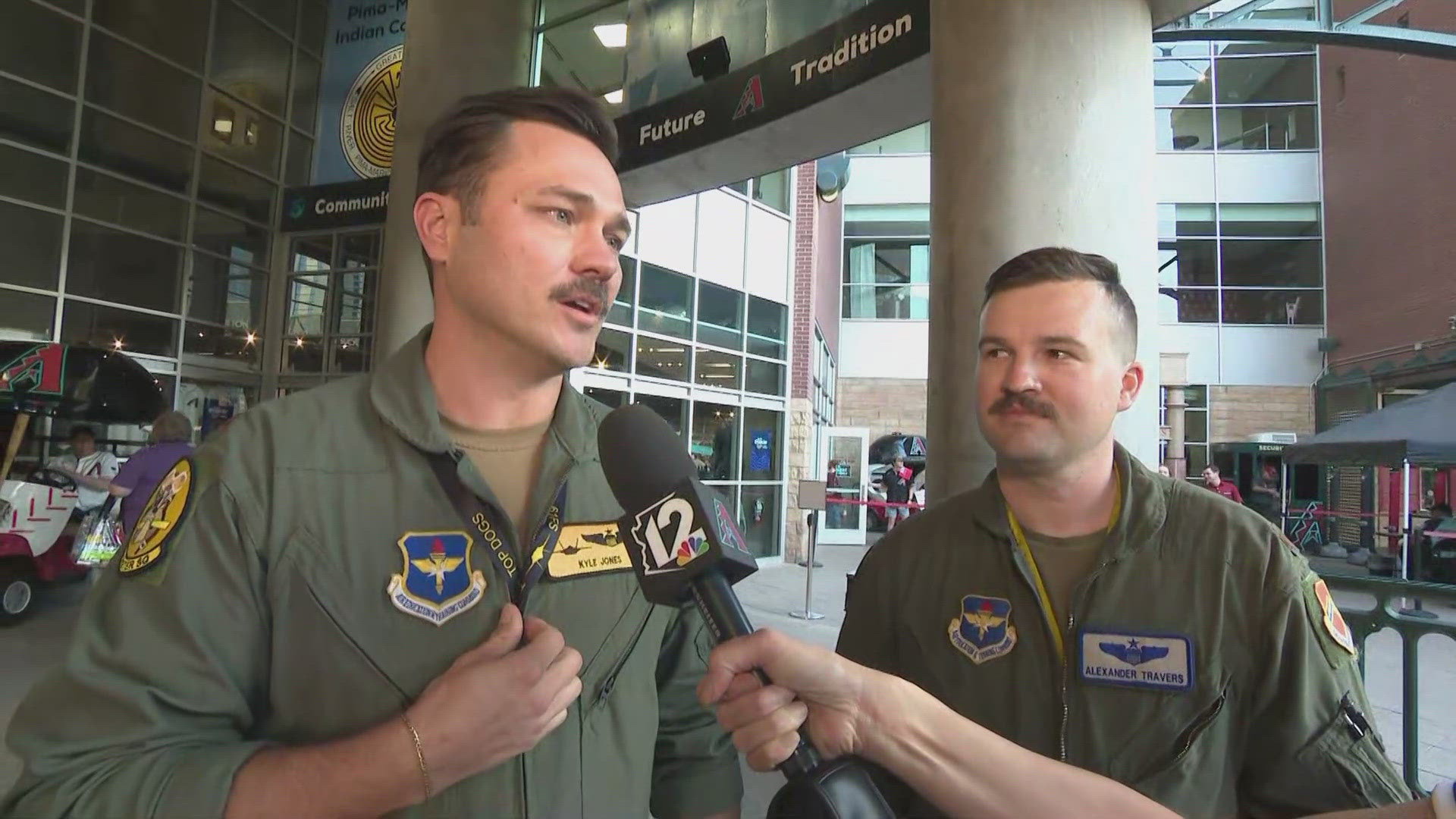 Fans and food at the D-backs Opening Day