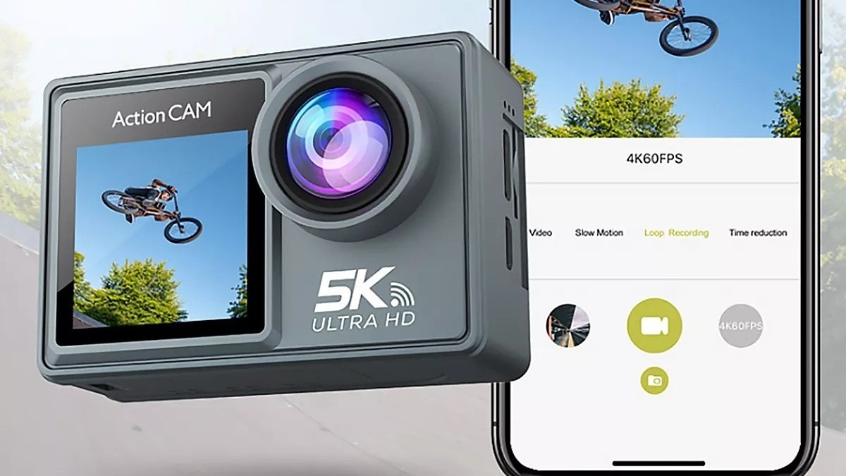 Remate de 67% por Semana Santa en Cámara deportiva SUMERGIBLE 5k con 6 MSI en Mercado Libre