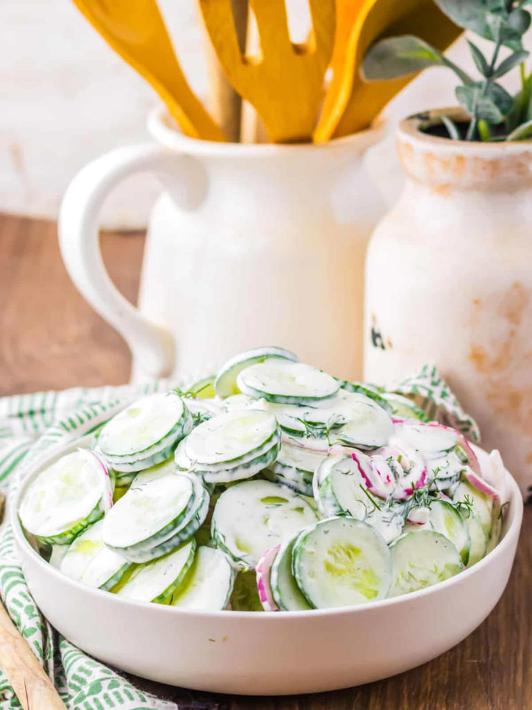 Creamy Cucumber Salad