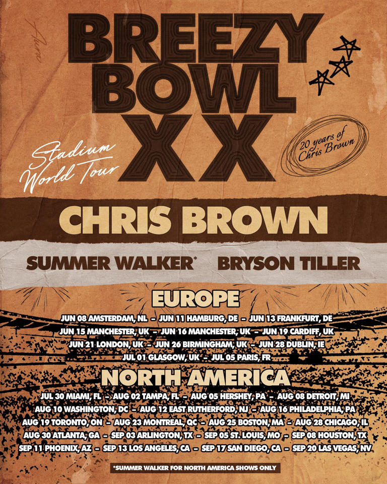 Chris Brown coming to Truist Park this summer during world tour