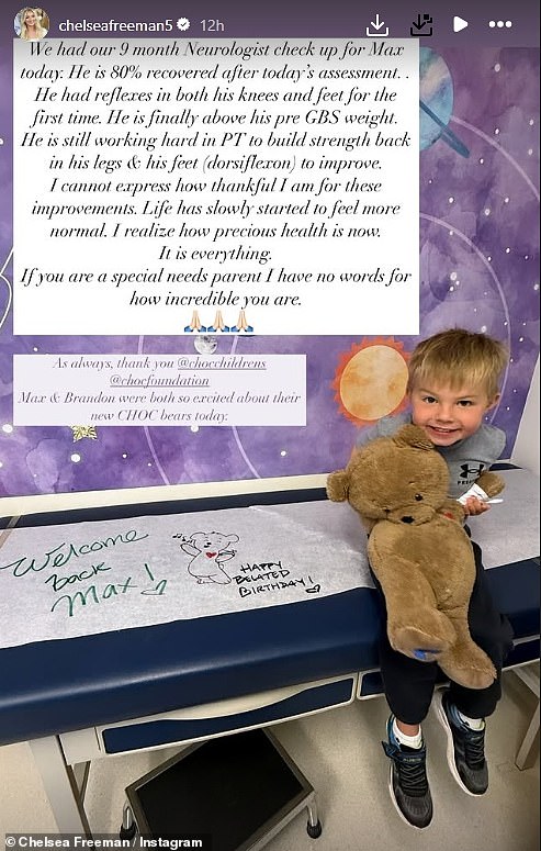 Freddie Freeman's wife shares vital health update on son, 4, amid ...