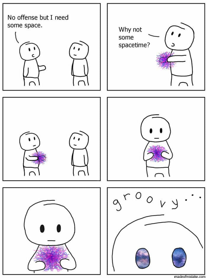 45 Minimalist Comics With Contrasting Complex Humor From "Made Of Mistake"