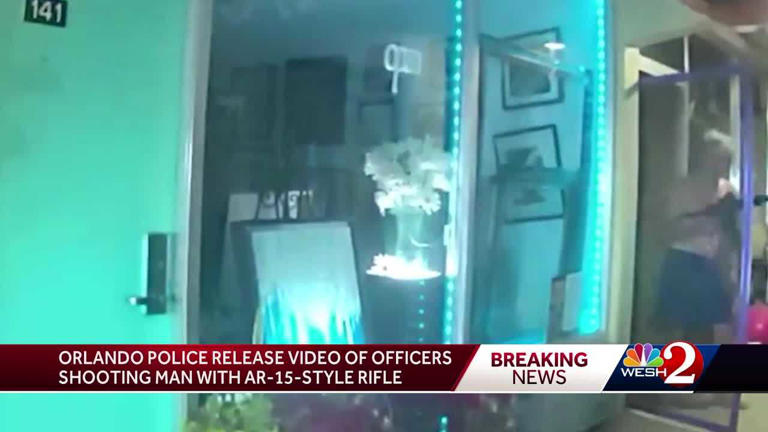 Bodycam shows Orlando officers shooting man holding AR-15-style rifle
