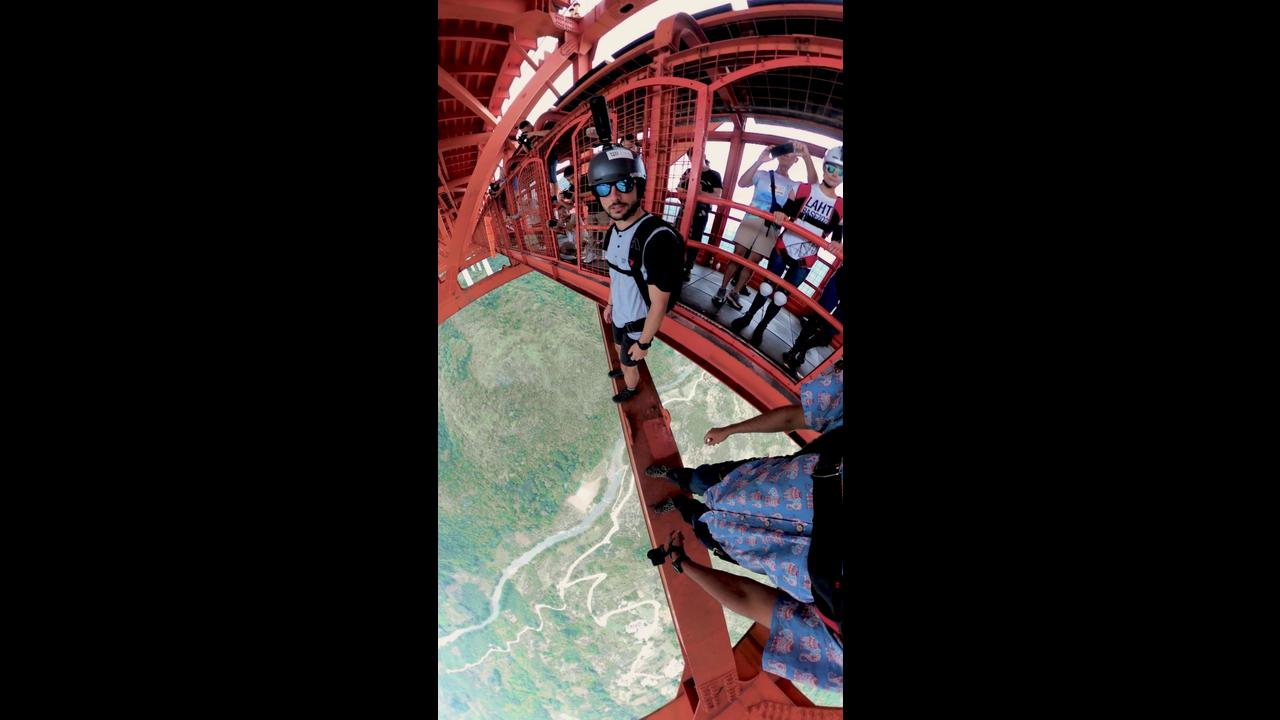 Base Jump From Balinghe Bridge