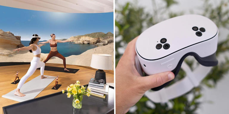 I tried the new Alo Moves VR yoga app for Meta Quest. It was a ...